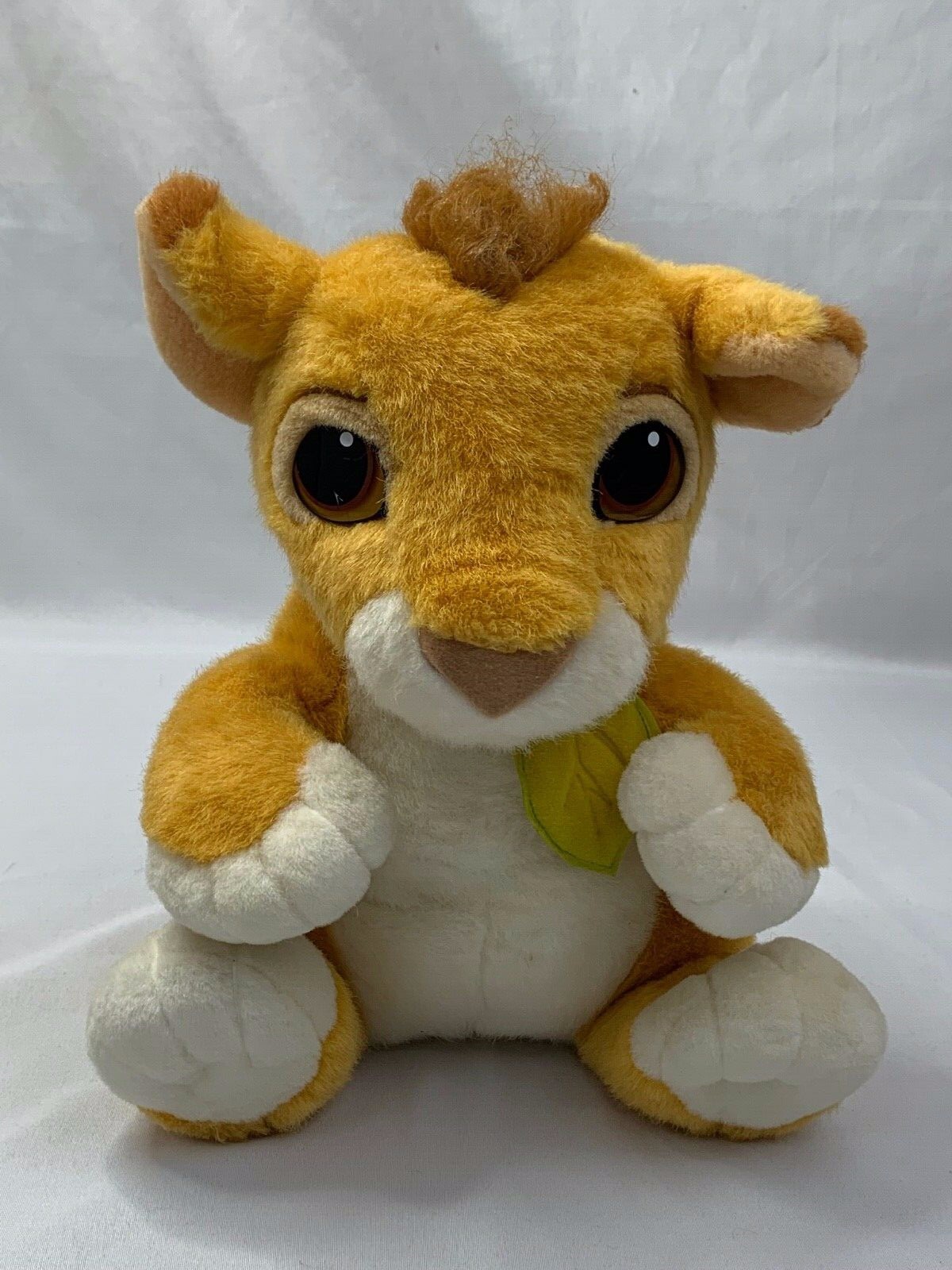 Disney Authentic 1993 The Lion King Simba Cub Leaf Collar Plush DOES ...