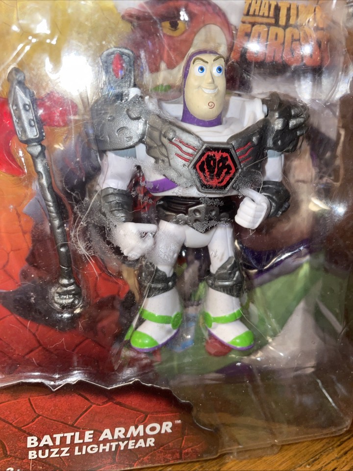 2014 Buzz Lightyear Battle Armor Toy Story Time Forgot Mattel Disney ...