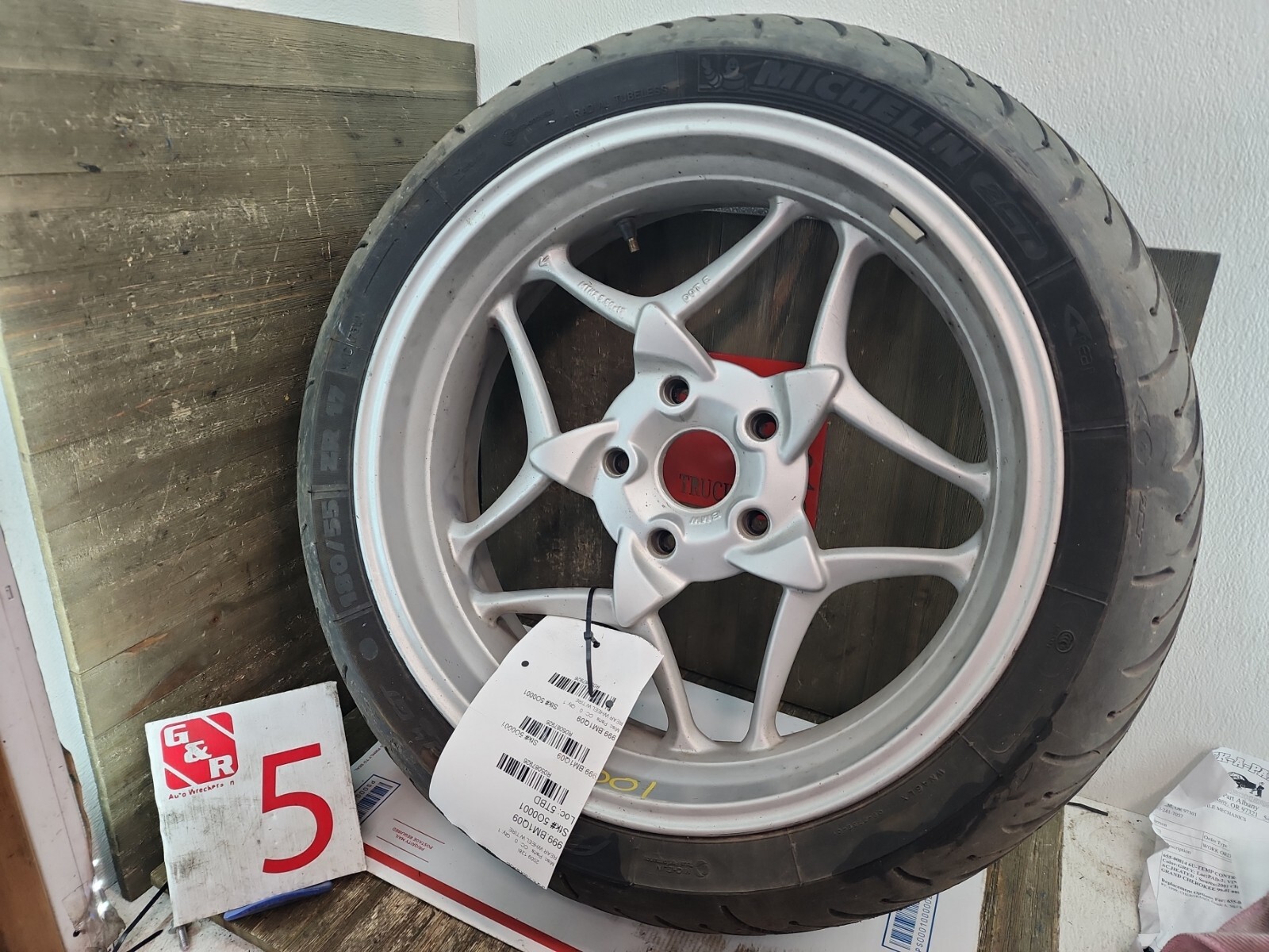 2009 BMW R1200RT k26 5.50X17 Silver Back Rear Wheel Rim OEM | eBay