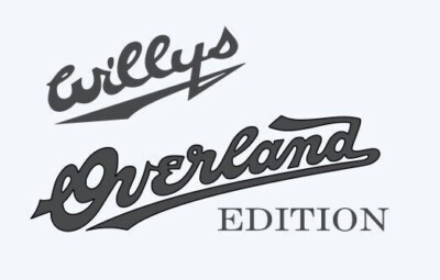 DECAL FOR WILLYS OVERLAND SCRIPT MOPAR JEEP MILITARY DODGE POWER WAGON ...