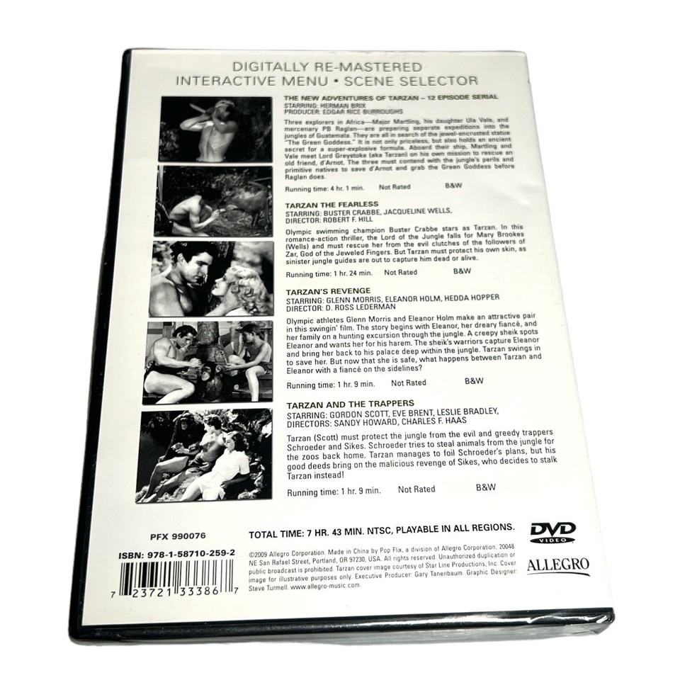 Classic Tarzan Collection 2 DVD Set NEW SEALED Herman Brix Buster ...