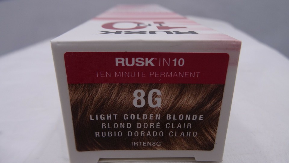 Rusk In 10 Permanent Cream HAIR COLOR 3.4 oz 100% Gray Coverage CHOOSE ...