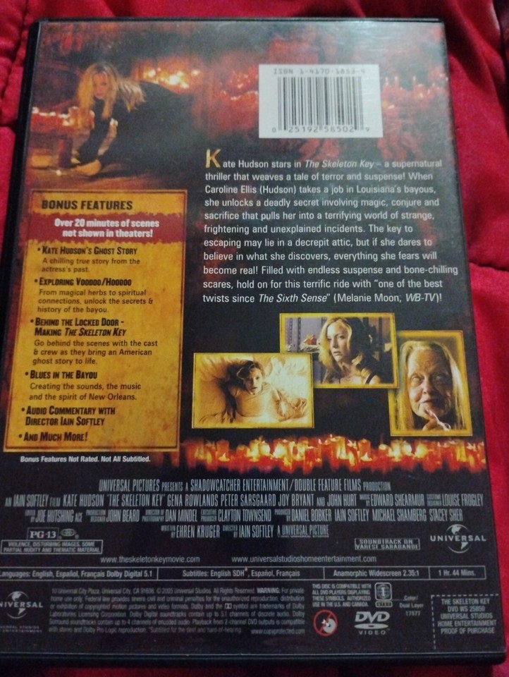 The Skeleton Key (DVD, 2005) 25192585029| eBay