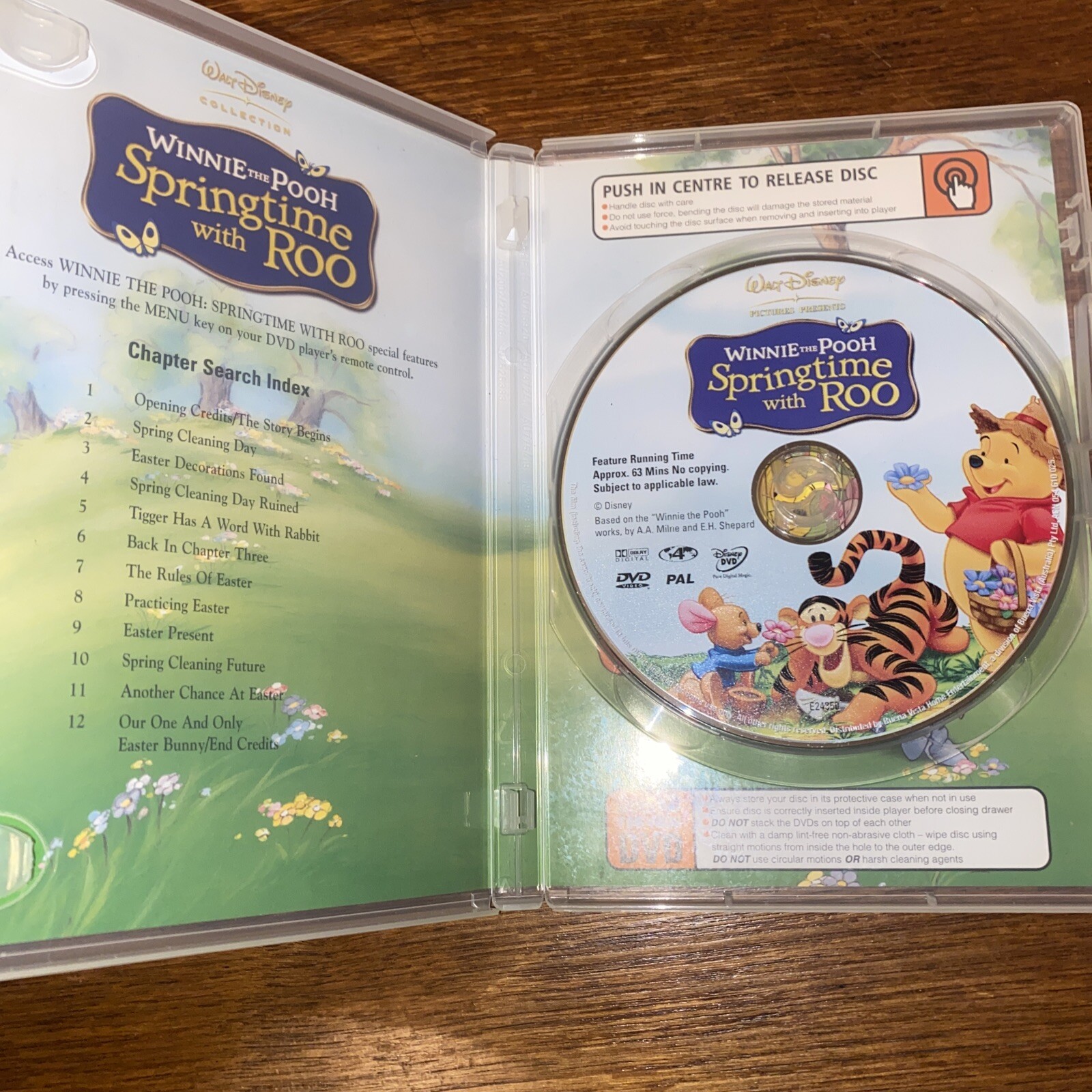 Winnie The Pooh - Springtime With Roo (DVD, 2003) Disney Collection R4 ...