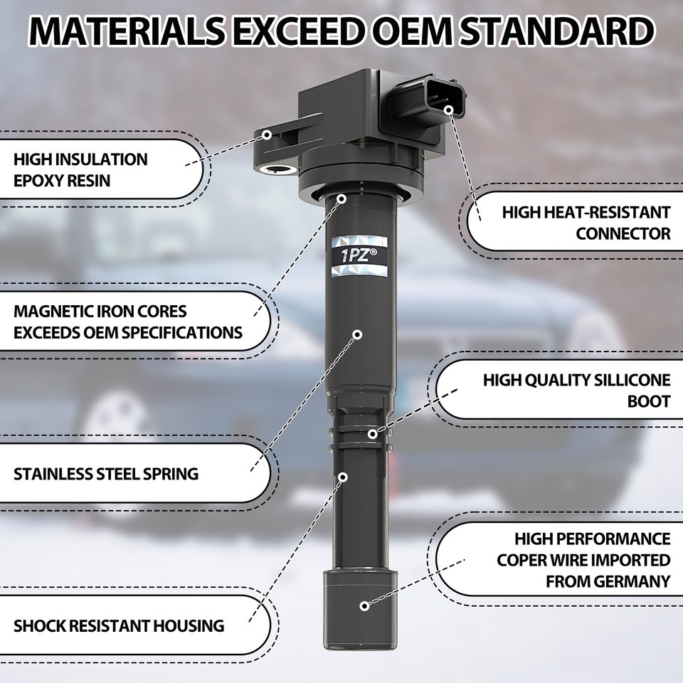 2003-2011 Honda Accord CR-V Civic 2.4L L4 Genuine Ignition Coil UF602 ...