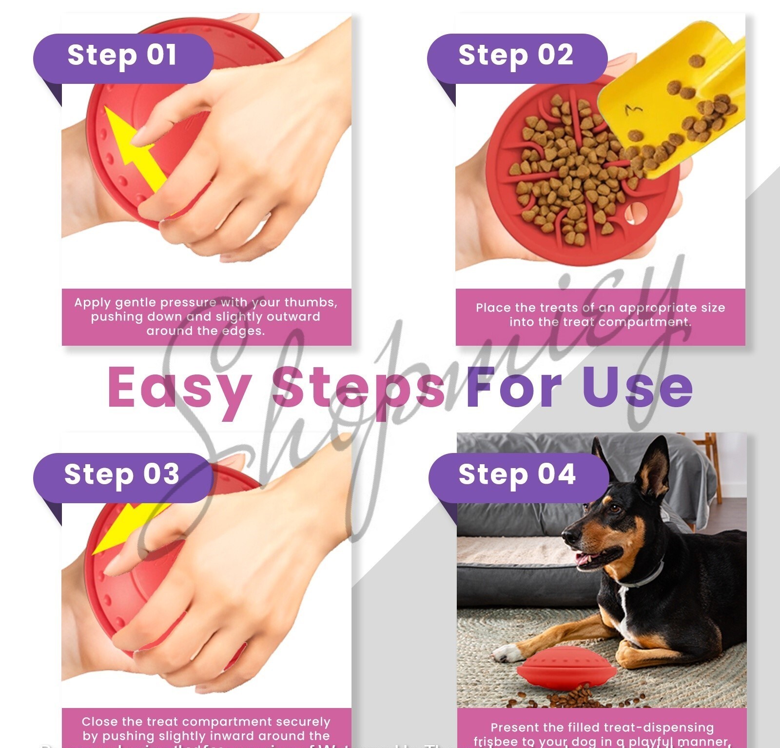 Interactive Soft Dog Food Toy, Dog Treat Dispenser Ball, Dog Licking ...