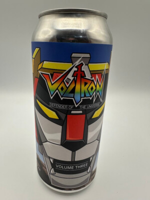 4 Hands Brewing Licensed Voltron Beer Can - Black Lion Volume 3 EMPTY ...