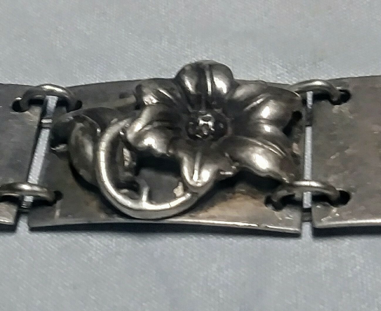 Vintage Max Rieg Art Nouveau Style Calla Lily Sterling Signed Panel ...