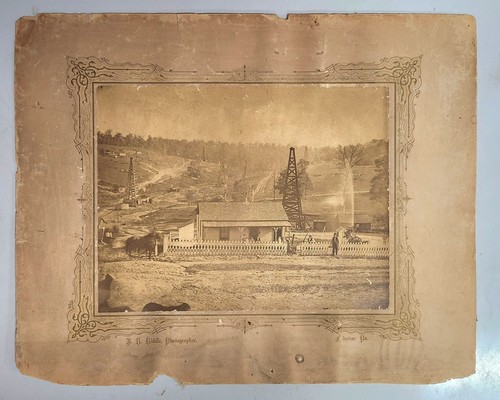 Vintage Fairview, Butler County PA Oil Rig/Derrick - J. R. Riddle ...