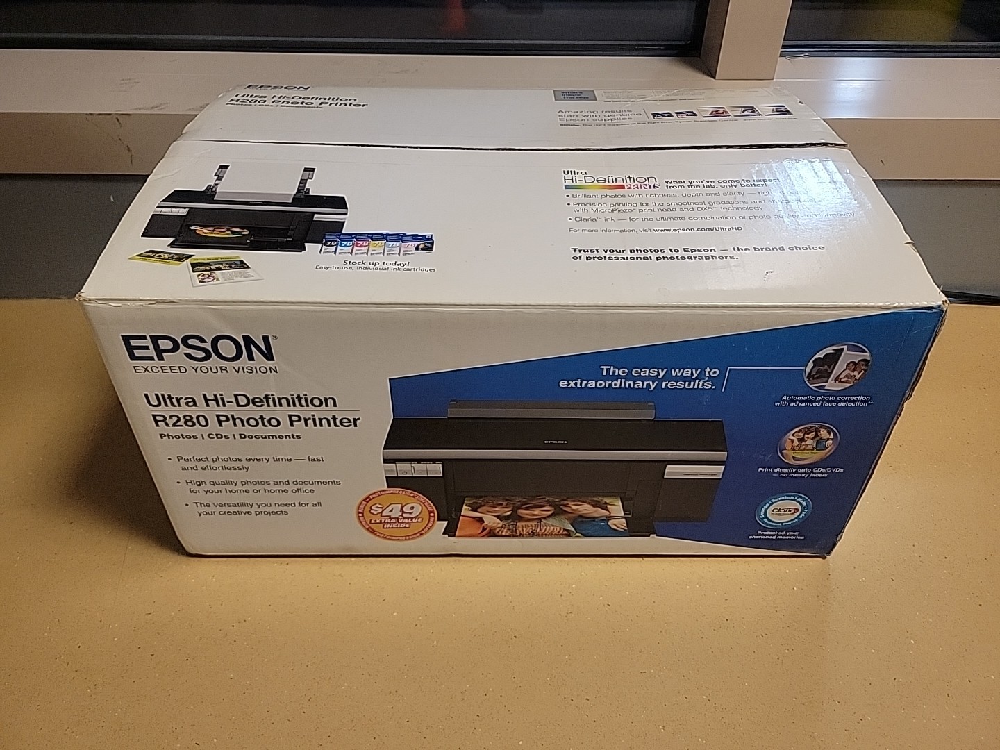 Epson Stylus Photo R280 Ultra Hi-Definition Color Inkjet Printer New ...