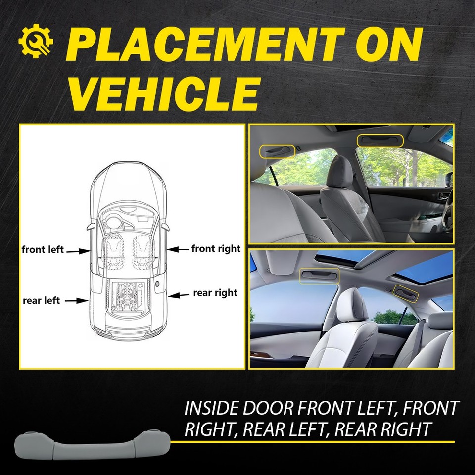 3x Inner Roof Ceiling Pull Handle Grab Fit Lexus IS300 IS250 2006-13 ...