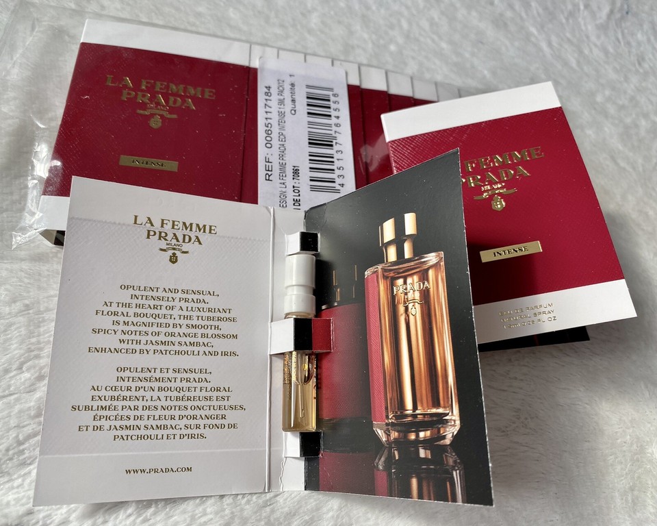 14 pcs. Prada La Femme Milano Intense Eau De Parfum Spray 0.05oz-1.5ml ...
