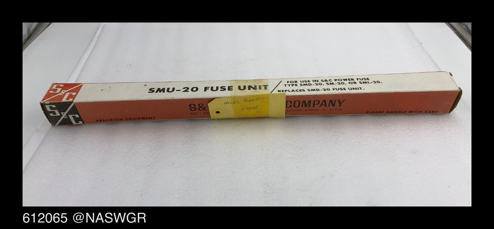 612065 - S&C 612065 - S&C SMU-20 612065 Fuse Unit ~ Unused Surplus 65E ...