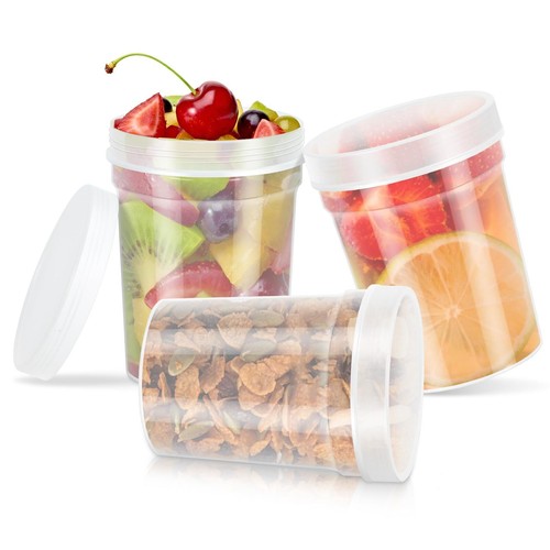 32 oz Twist Top Deli Containers,Freezer Food Storage Containers With ...