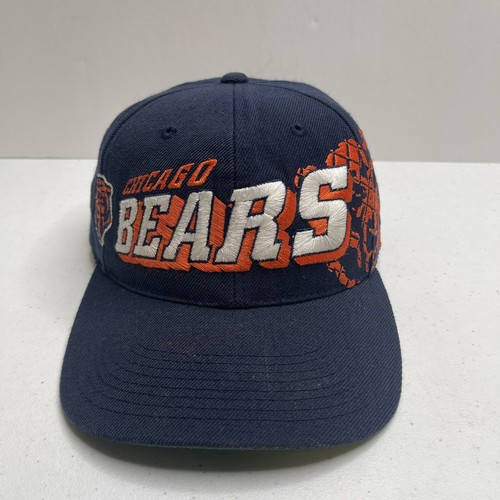 Vintage Chicago Bears Sports Specialties Pro Line NFL Grid Snapback Hat ...