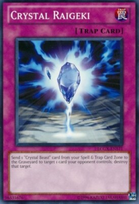 Crystal Raigeki - RYMP-EN055 - Super Rare - Unlimited Edition x1 ...