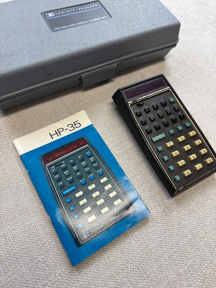 Vintage Hewlett Packard HP-35 Scientific Calculator No Power | eBay