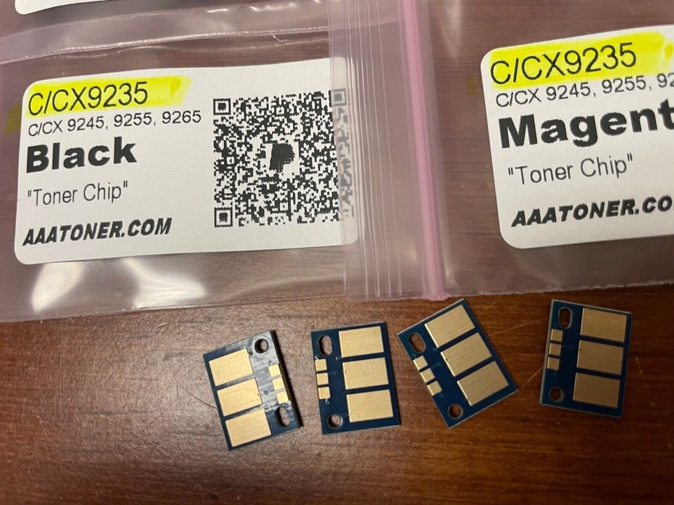 4 Toner Chip for Lexmark CX 9235 C9245 C9255 C9265 CX9245 CX9255 CX9265 ...