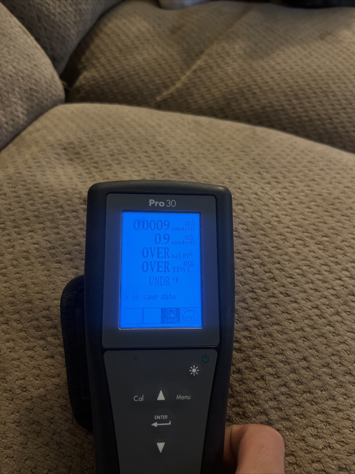 Hand Held YSI Pro30 Conductivity Meter With Probe! 4 Meter Cable (13.12 ...