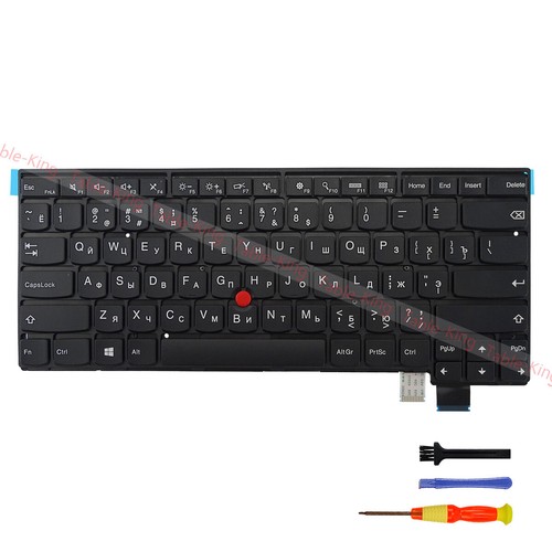 Russian Non-backlit Keyboard for Lenovo Thinkpad T460S/S2 2016/S2 2017 ...