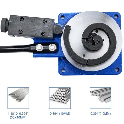 Manual Spiral Metal Bender Multifunction Steel Iron Universal Bending ...