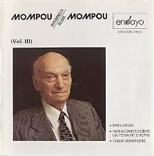 Mompou Plays Mompou Vol. III, Frederic Mompou | eBay