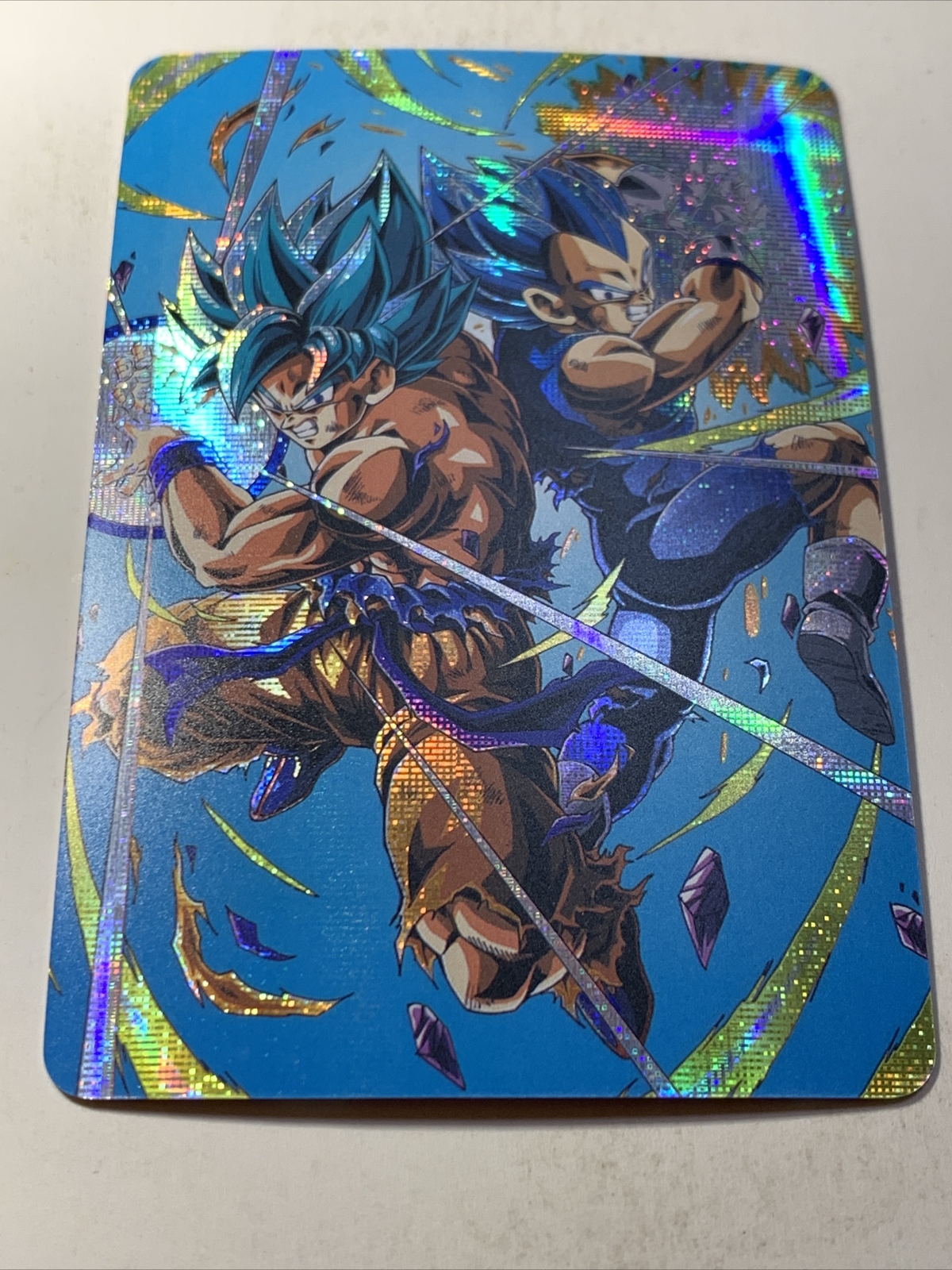 Goku Vegeta Team Saiyan Dragon Ball Z ACG DBZ Goddess Anime Card Holo ...