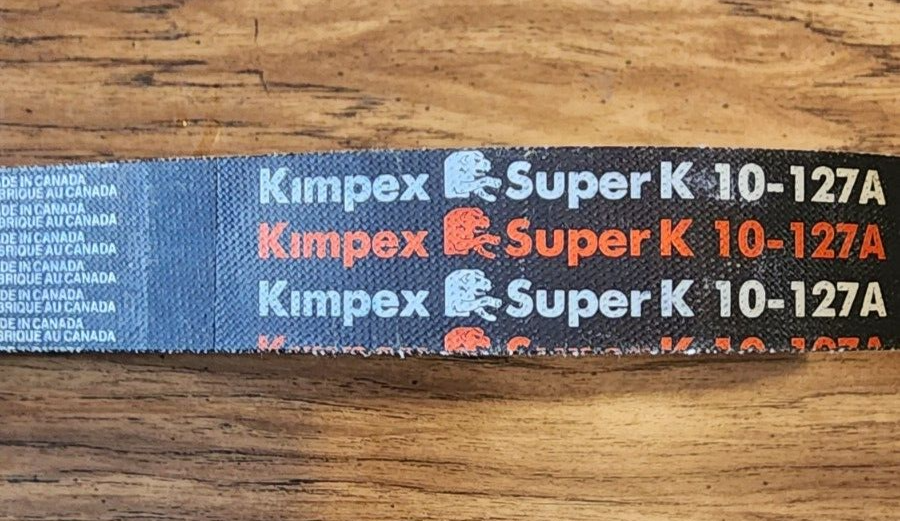NOS Snowmobile Drive Belt Kimpex Super K 10-127A 43-3/16 x 1-1/4 ...