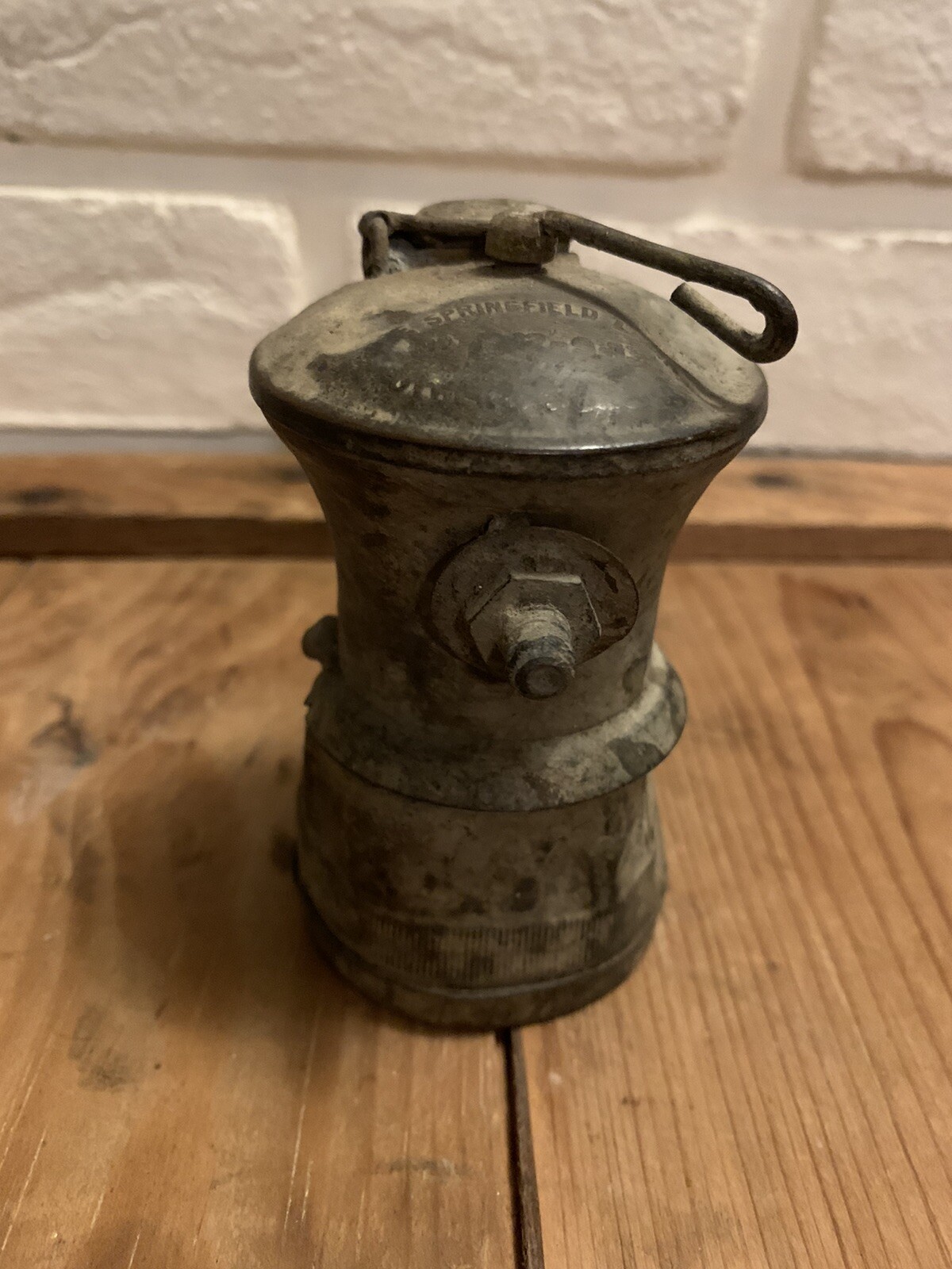 The Springfield Lamp Carbide Cap Lamp Miners | eBay