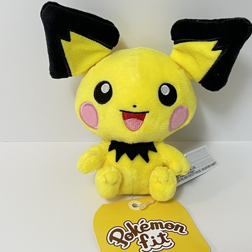 Pokemon Sitting Cuties Plush Pichu Pokemon Center Japan Stuffed Toy NEW ...