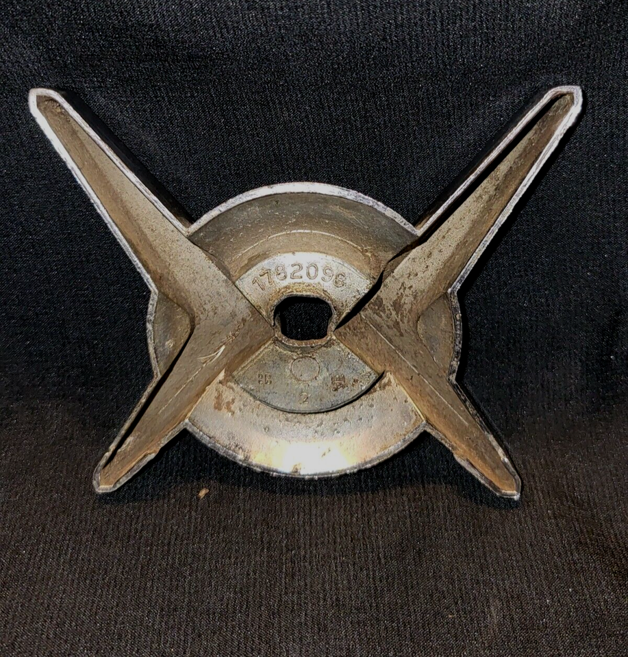 VINTAGE OLD DODGE TRUCK CHROME EMBLEM MONOGRAM HOOD ORNAMENT AUTOMOBILE ...