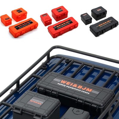 RC Car Storage Storage ABS Black/Red/Orange Box Decoration Decoration ...