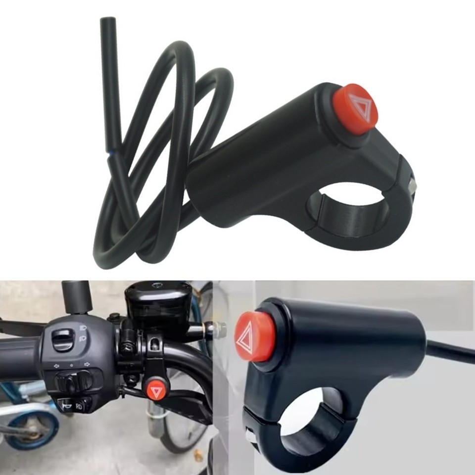 Electric Vehicle Motorcycle Hazard Lights Switch Button Handlebar ...