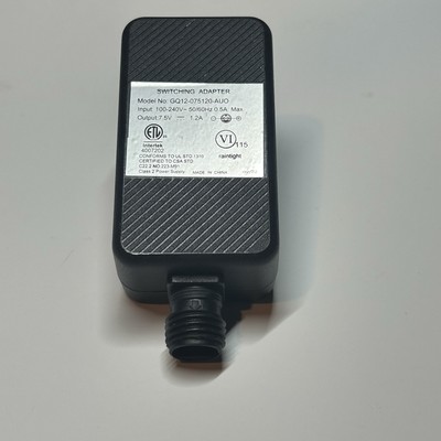 Intertek Switching Adapter Model GQ12-075120-AUO 7.5V 1.2A | eBay