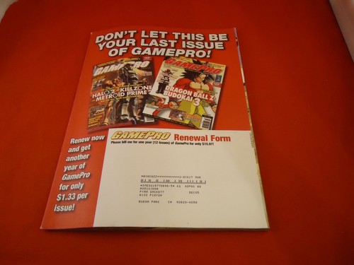 Gamepro Magazine Issue 207 Tony Hawk's American Wasteland PS2 Cover | eBay