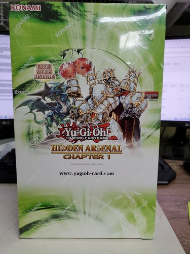 Yu-Gi-Oh TCG Hidden Arsenal Chapter 1 Sealed Display Box 1st Edition ...