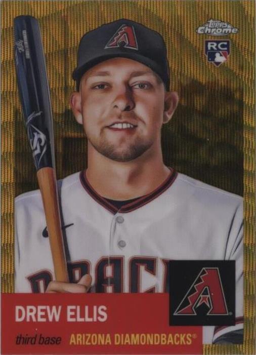 2022 Topps Chrome Platinum Anniversary - Drew Ellis #432 Gold Wave ...