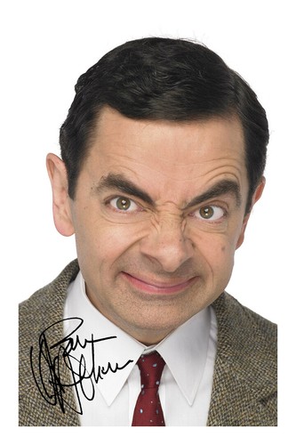 Rowan Atkinson Signed A4 Photo Print Autograph Mr Bean | eBay