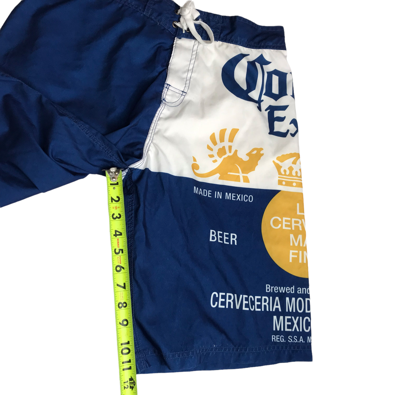 CORONA Beer Board Shorts Swim Trunks Size Men's Large… - Gem