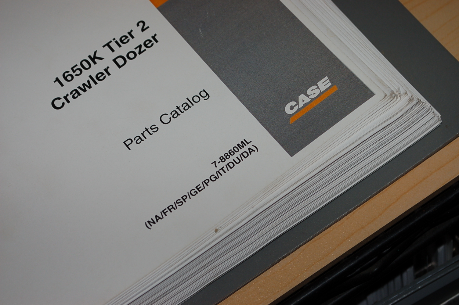 CASE 1650k Tier 2 Tractor Dozer Crawler Spare Parts Manual book catalog ...