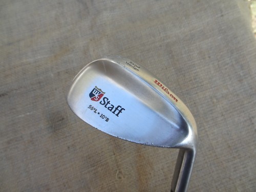 Wilson Staff 56°L•10°B Sand Wedge w/ Bronze Face ⛳ Firestick Steel ...