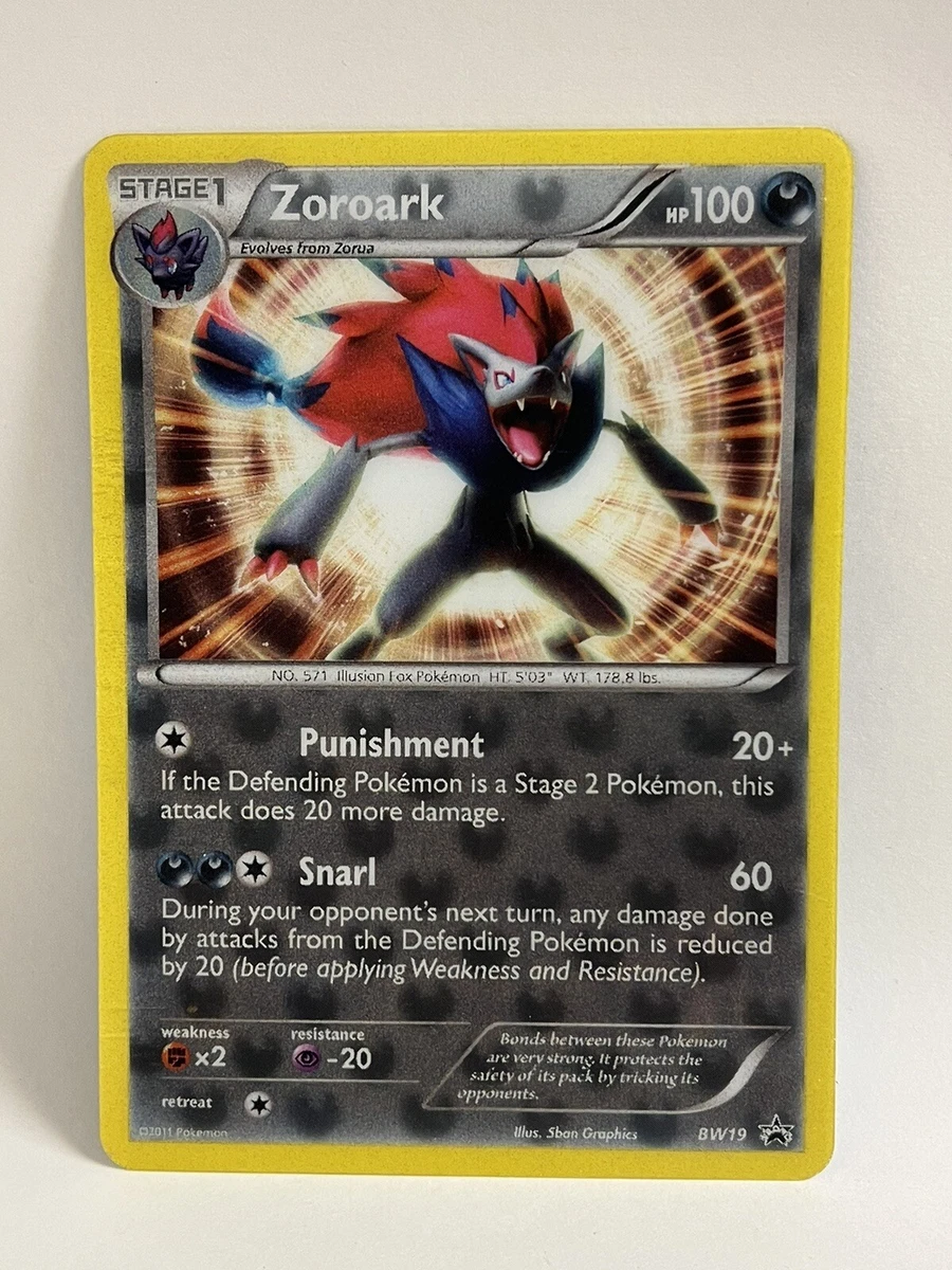 Pokemon Zoroark Card Ex