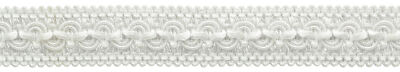 Solid Wide Gimp Braid Trim, Style# 0100SG, Color# A1 - Pure White [5 ...