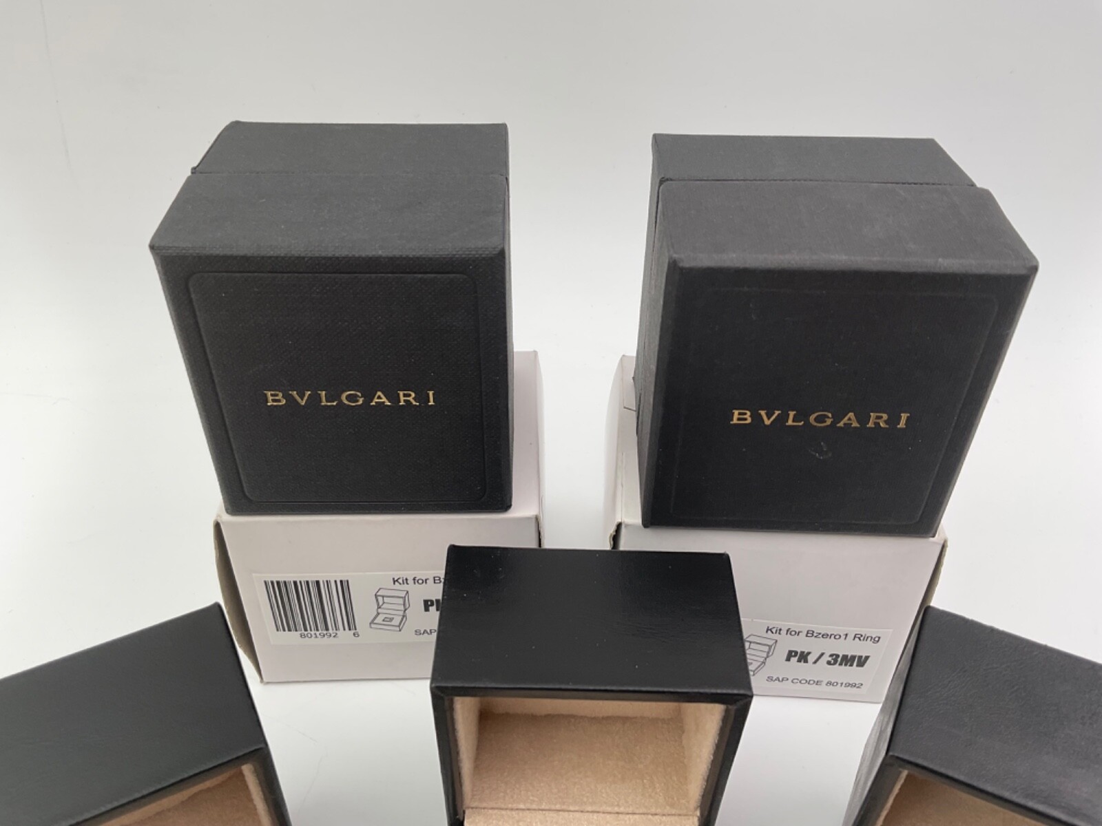 BULGARI EMPTY JEWELRY BOXES PENDIENTES ANILLOS ETC,….ORIGINAL LEADER ...