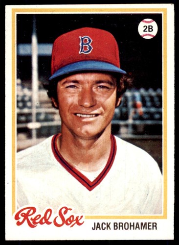 1978 TOPPS. JACK BROHAMER 106 BOSTON RED SOX #416 | eBay