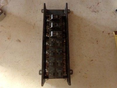 Pushmatic Bulldog Circuit Breaker Panel Insert XD-12-3 W/ BREAKERS 50A ...