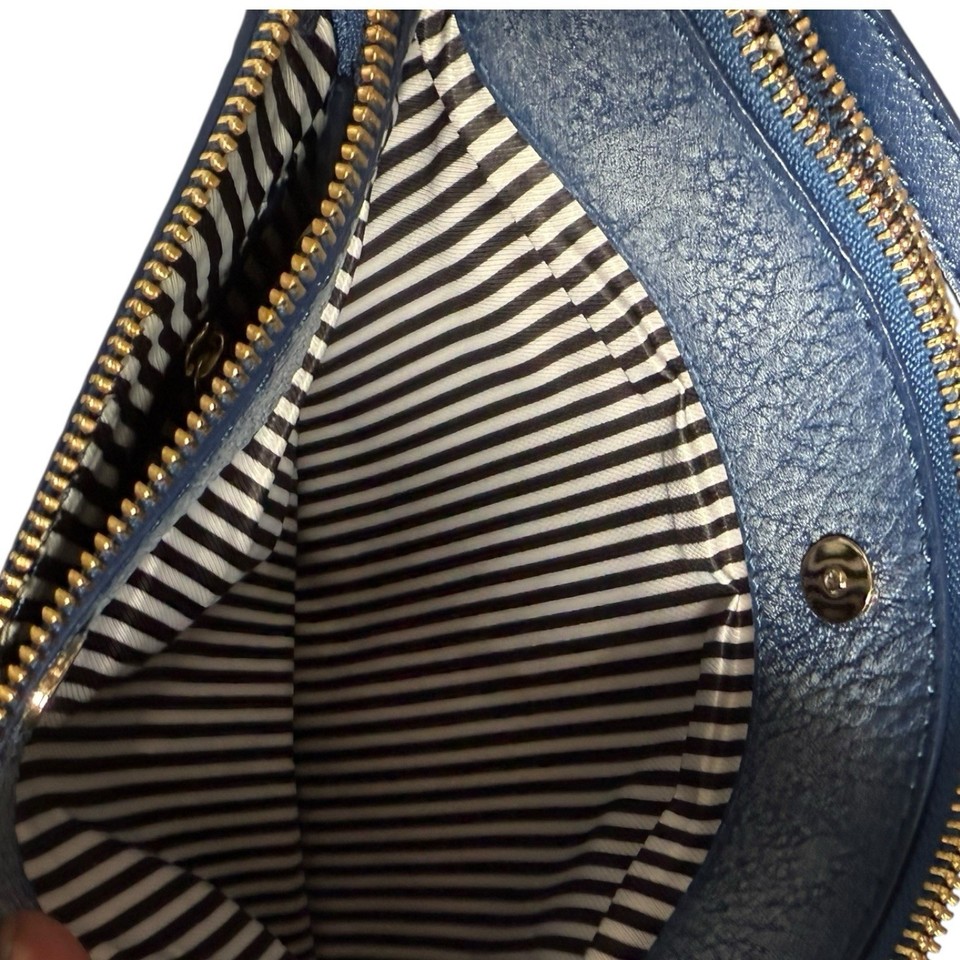 Kate Spade Lombard Street Cayli Crossbody Bag Navy Pebbled Leather ...