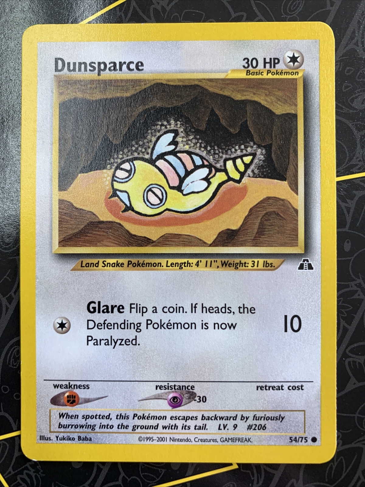 Pokémon TCG Dunsparce Neo Discovery 54/75 Regular Unlimited Common for ...