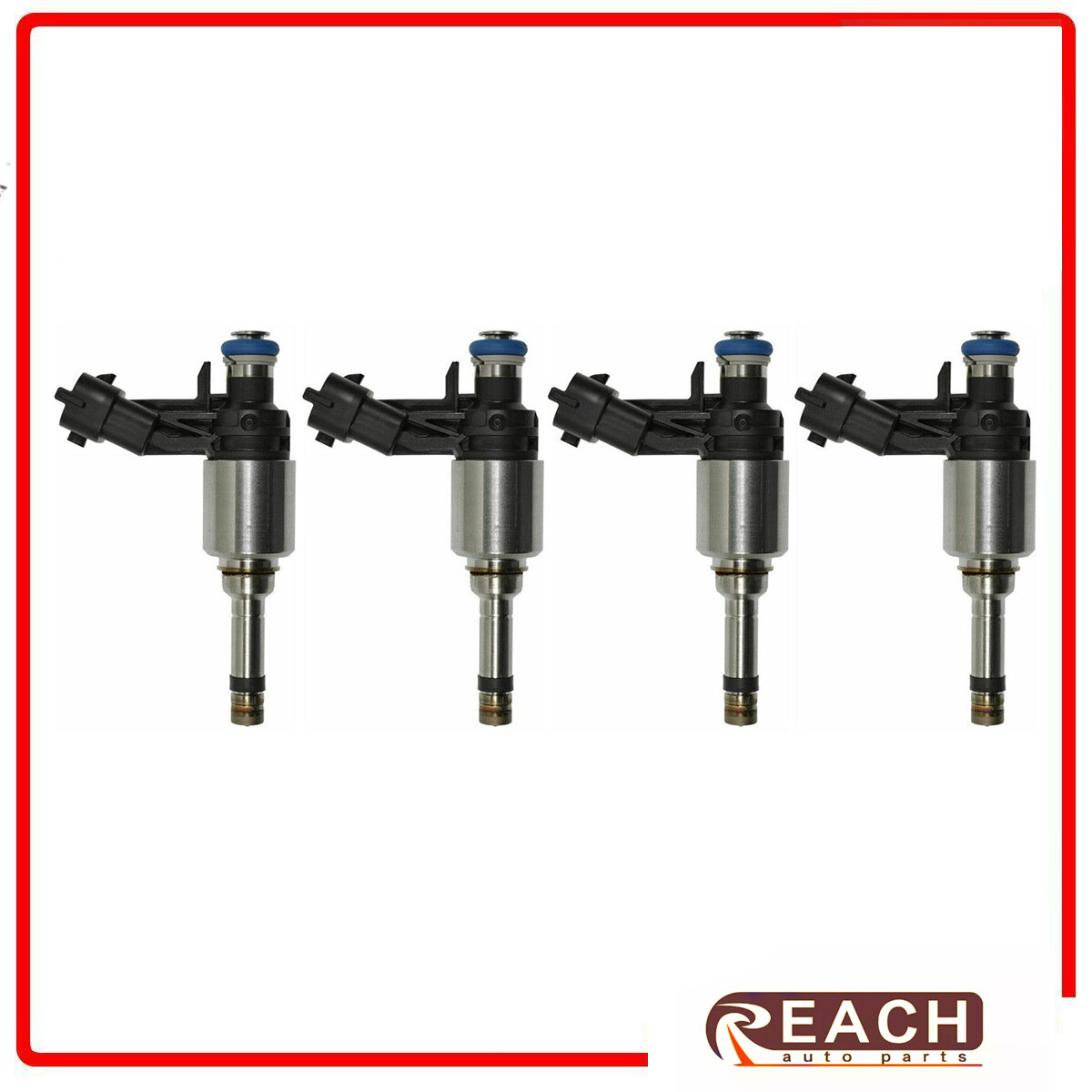 set of 4 FJ1146 Fuel Injector For Hyundai Accent 2012-2017 Veloster Kia ...