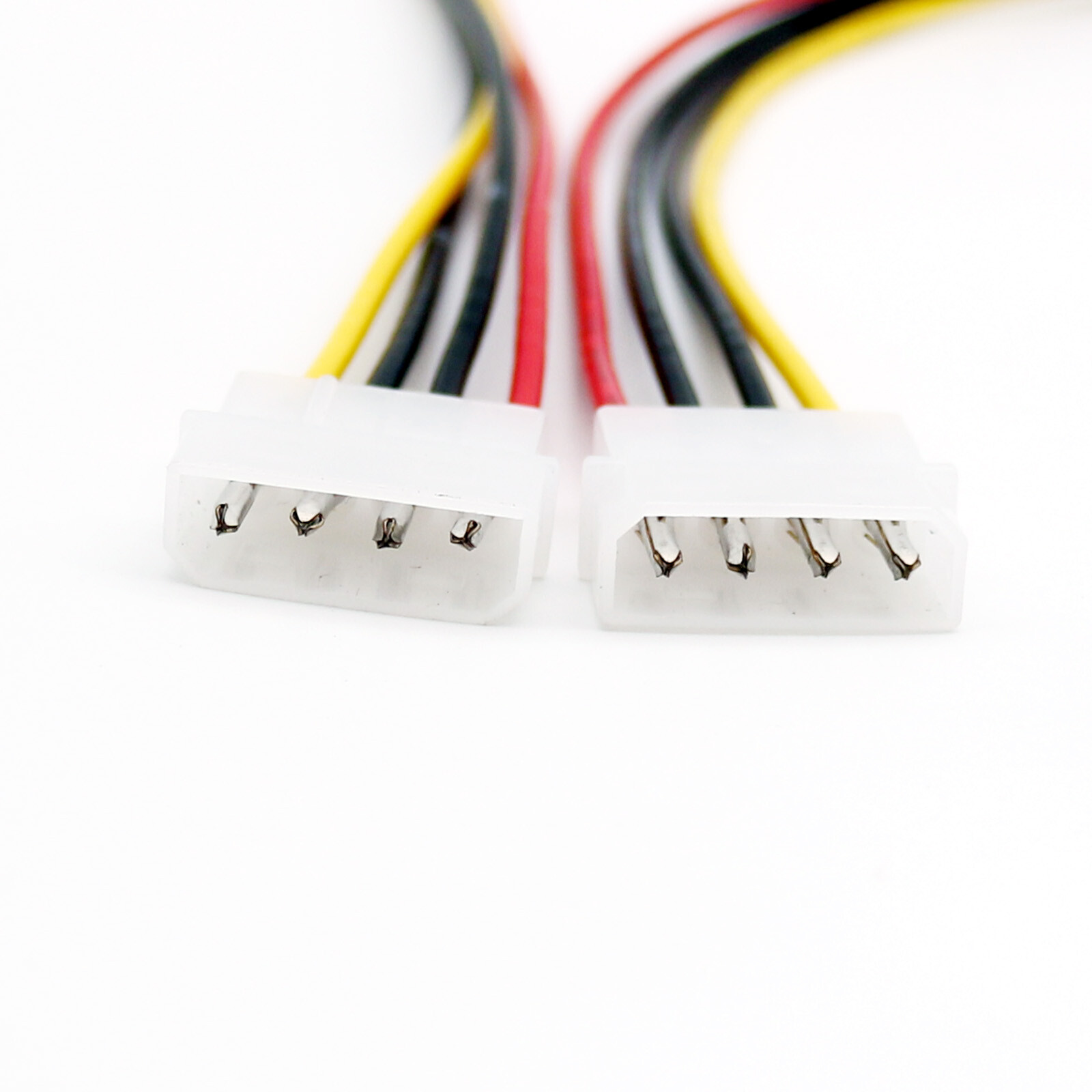 10pcs Power Extension Cable 4 pin LP4 Molex Male to Male Adapter ...